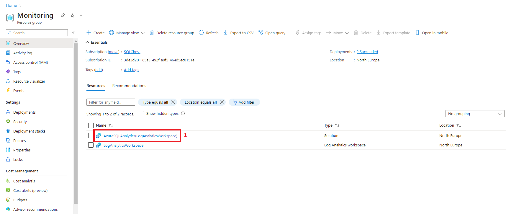 Azure Sql Analytics Monitoring Azure Sql Databases And Azure Sql Managed Instances Sql Chess